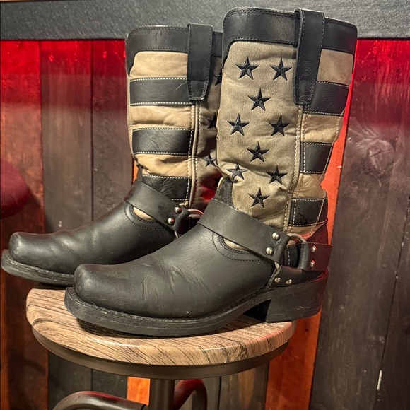 Durango | Shoes | Durango Black And Gray Starembellished Western Boots ...